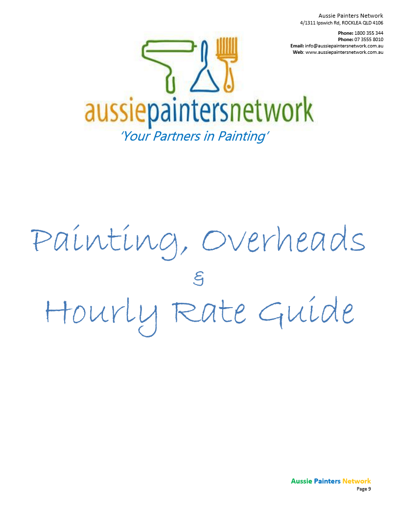 Estimating Guides - Aussie Painters Network